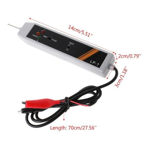 DTL TTL CMOS Digital Logic Pulse Probe Analyzer Circuit Tester Test Pen ...