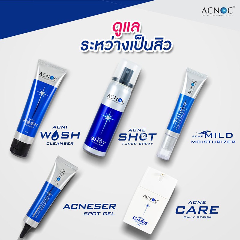 Acnoc Acne Mild Moisturizer 40g. มอยเจอร์ไรเซอร์ - beautynista - ThaiPick