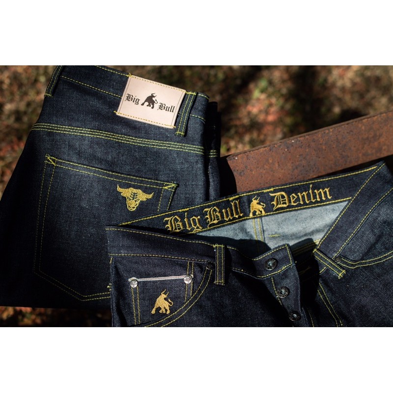 [แถมถุงผ้ายีนส์] BIG BULL DENIM : VINTAGE Regular Fit 16 oz. ผ้าดิบริม ...