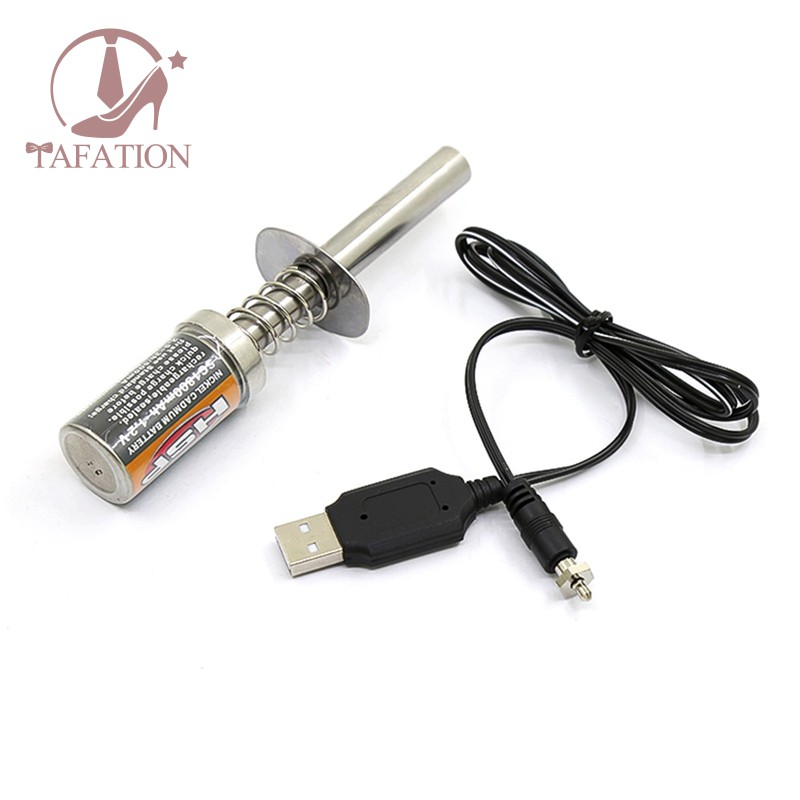 RC Nitro 1.2 V 1800Mah Rechargeable Glow Plug Starter Igniter DC USB ...