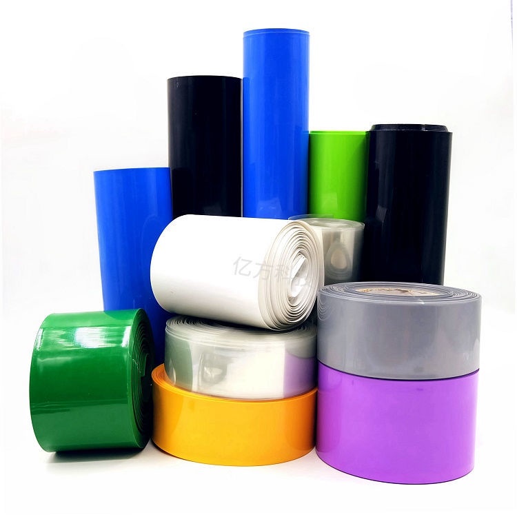 ⊕ PVC heat shrinkable tube 18650 lithium battery pack plastic skin anti ...