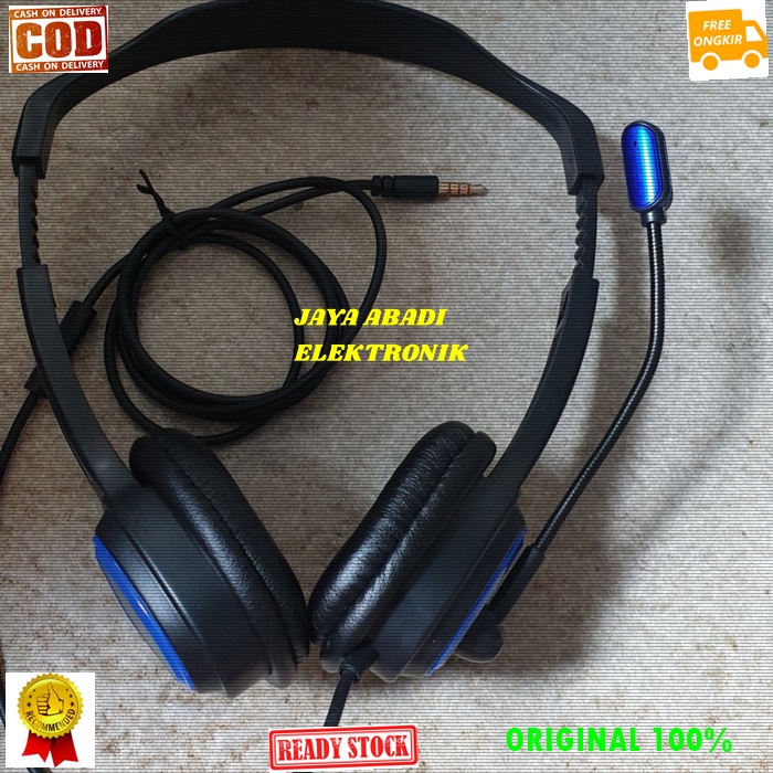 Original HEADPHONE BANDO YOUTUBER GAMING HEADSET HANDSFREE CALL ...