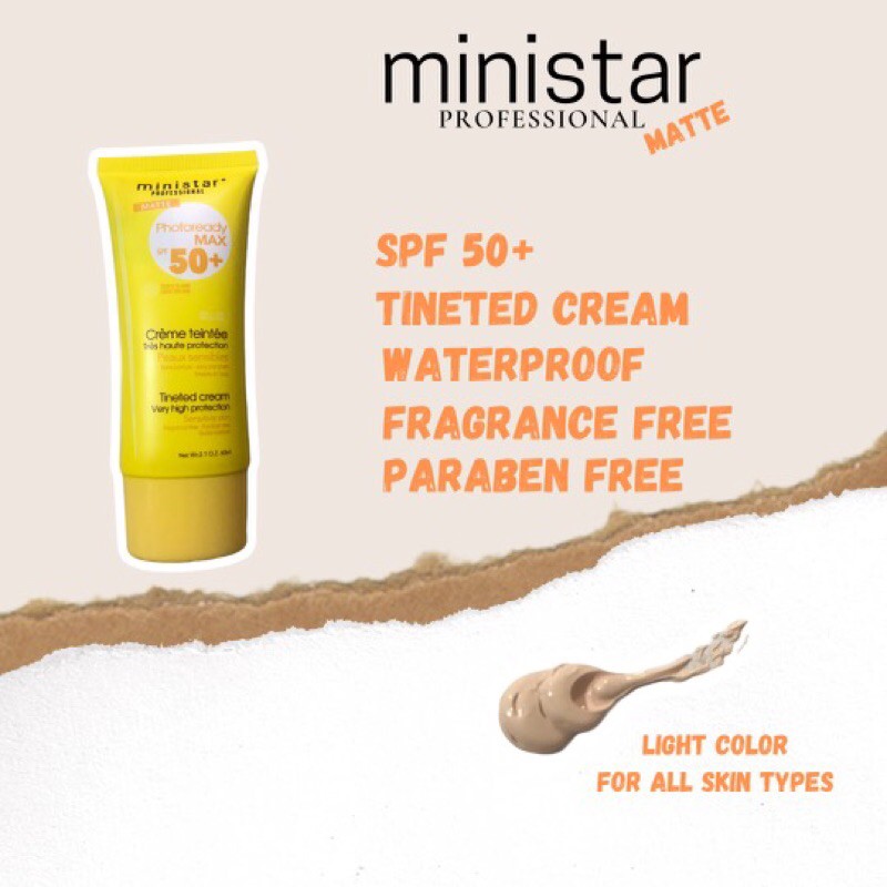 ministar กันแดดเนื้อแมท SPF 50 ขนาด 60 ml. - jingjaibysiamvirgin - ThaiPick