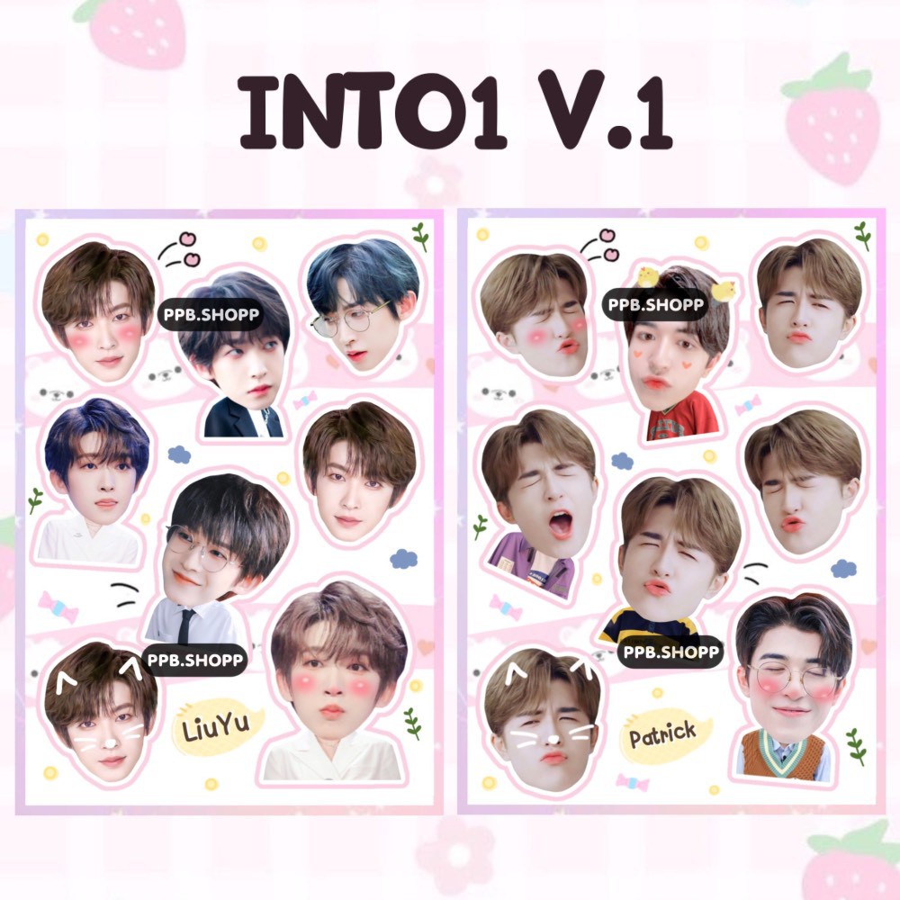 พร้อมส่ง！！ สติ๊กเกอร์ INTO1 V.1 ไม่ไดคัท กันน้ำ Chuang 2021 | Shopee Thailand