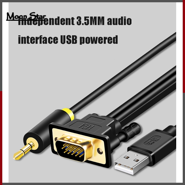 VGA to HDMI Adapter Converter with Audio PC VGA Source Output to TV ...