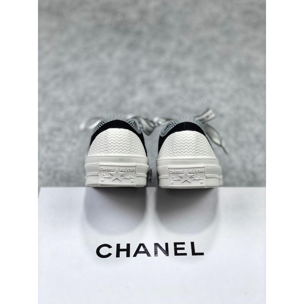 Chanel X Converse รองเท้าผ้าใบแฟชั่น - degaofang.th - ThaiPick