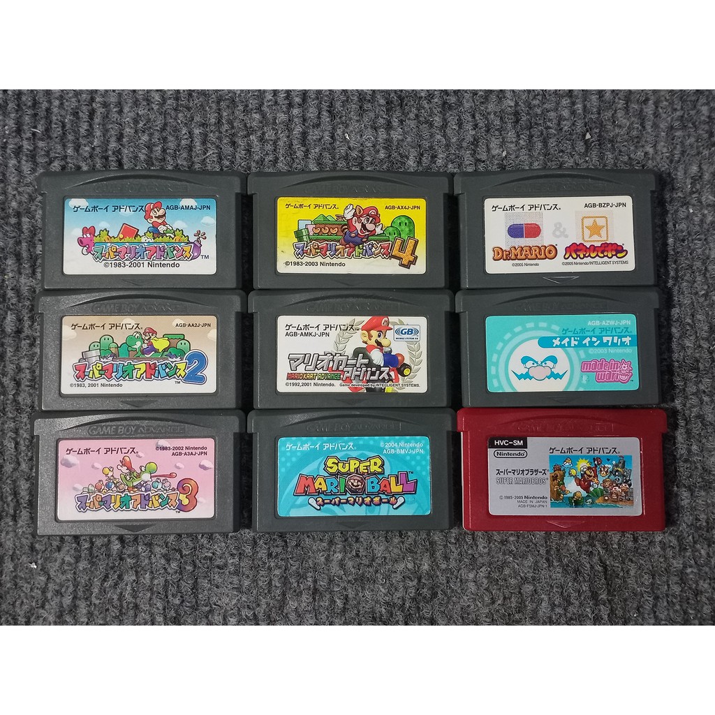 ตลับGBA เกมตระกูล MARIO ตลับแท้ | Shopee Thailand