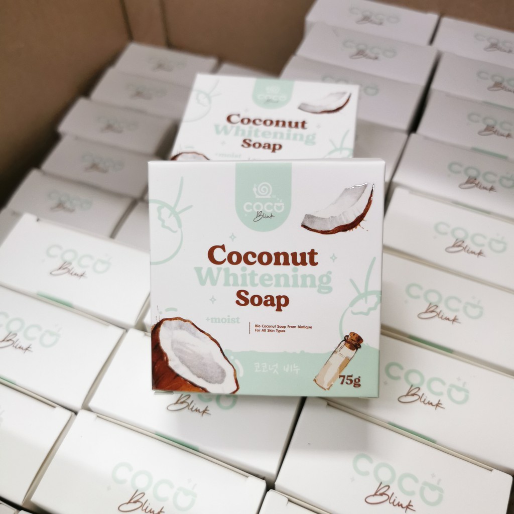 Coco Blink Coconut ครีมมะพร้าว/ เซรั่มมะพร้าว/ สบู่ มะพร้าว สารสกัดจาก มะพร้าว บำรุง ผิวหน้า ...