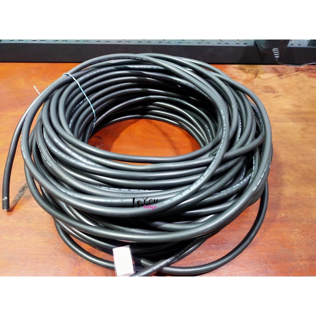 สายไฟ THAI UNION WIRE สายVCT ขายแบ่งเมตร ขนาด 2x1 Sqmm รองรับกระแสไฟฟ้า ...