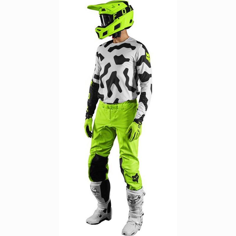 2021 Fox Flexair Psycosis Black Leopard Motocross Gear Set TLD Kits ...