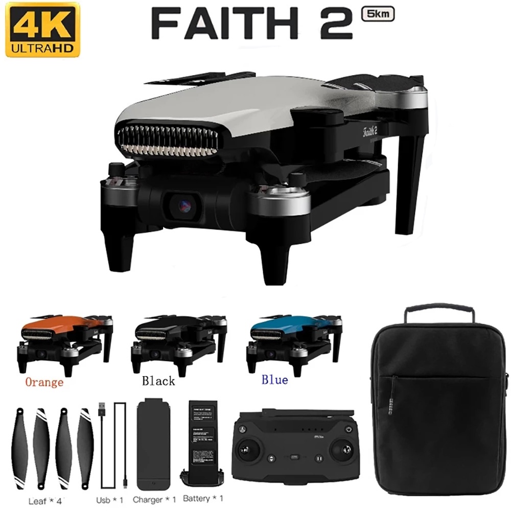 UAVCFLY Faith 2 ro GS Drone 4K HD Camera 3Axis Gimbal rofessional RC ...