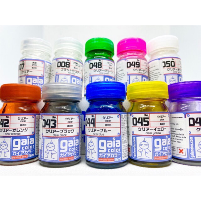 GAIANOTES CLEAR COLOR สีไกอา ไกอา gaia gundam gunpla โมเดล กันดั้ม กัน ...