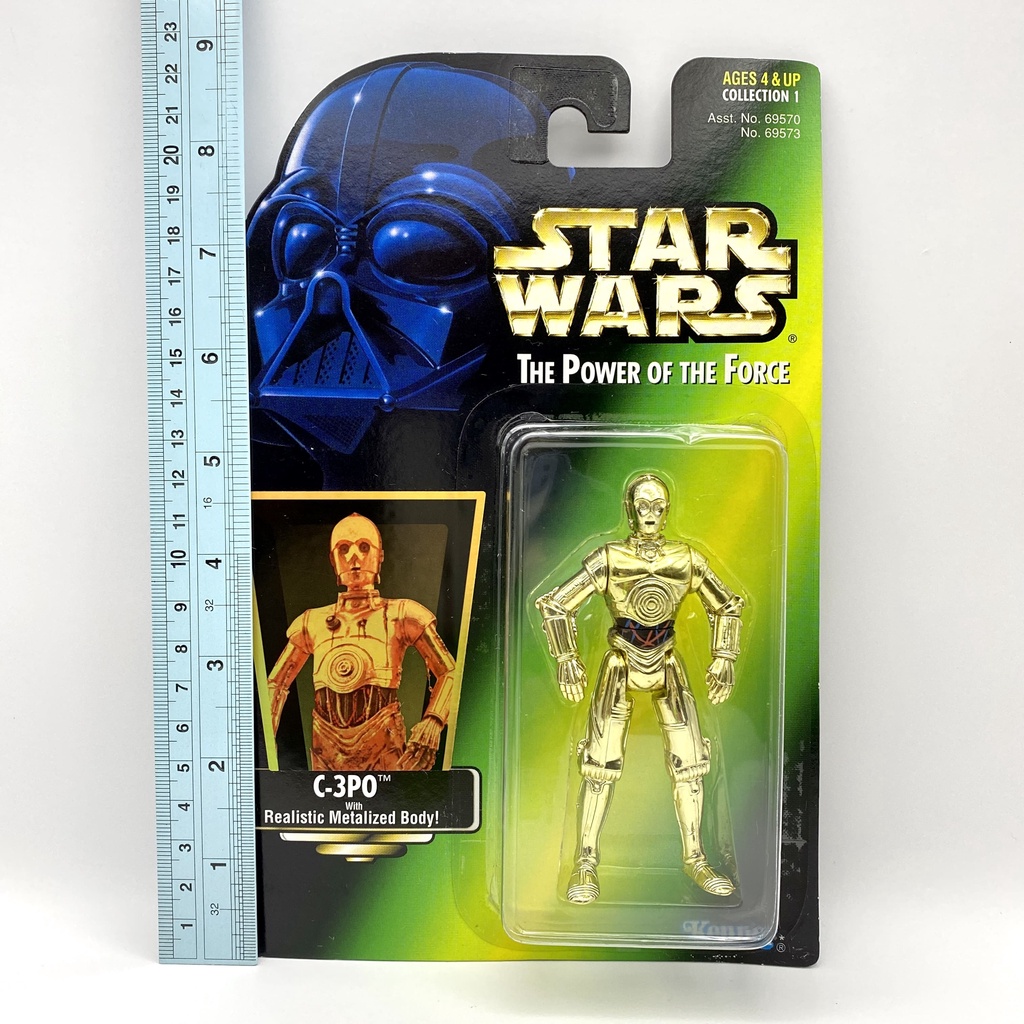 Star Wars สตาร์วอร์ C-3PO with Realistic Metalized Body โมเดล star wars The Power of the Force ...