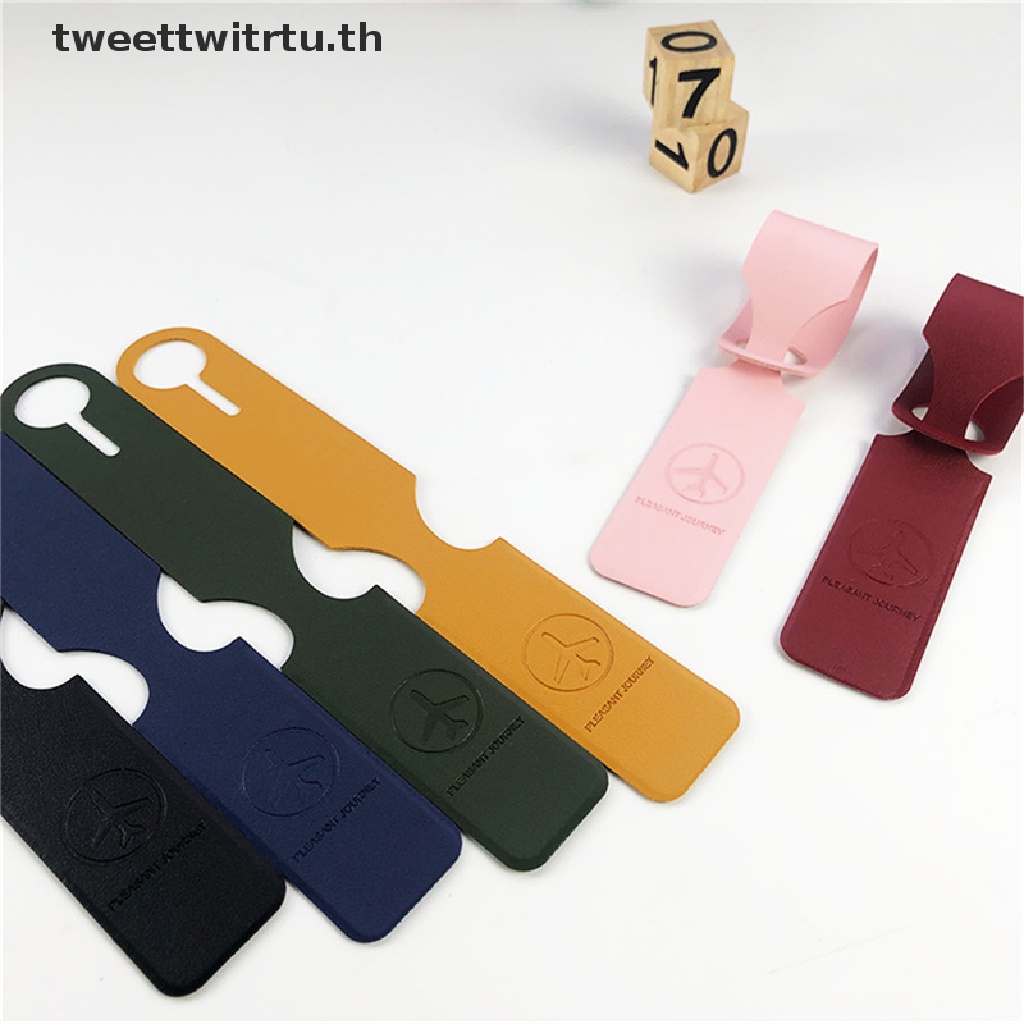 Trtu ป้ายแท็กชื่อ ID หนัง PU แบบพกพา สร้างสรรค์ อุปกรณ์เสริม สําหรับ ...