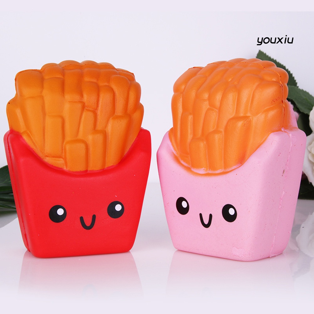 YX-T Scented French Fries Squishy Slow Rising Stress Reliever Kids ...