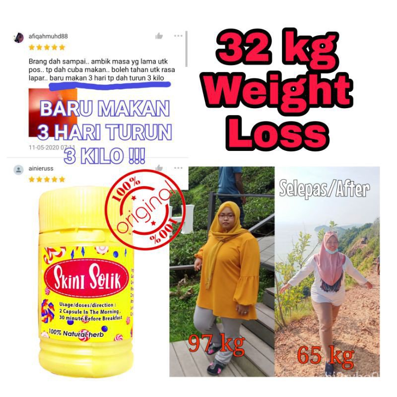 30biji Pil Kurus Tanpa Diet Tak perlu Senaman / Skini Solik Di jamin ...
