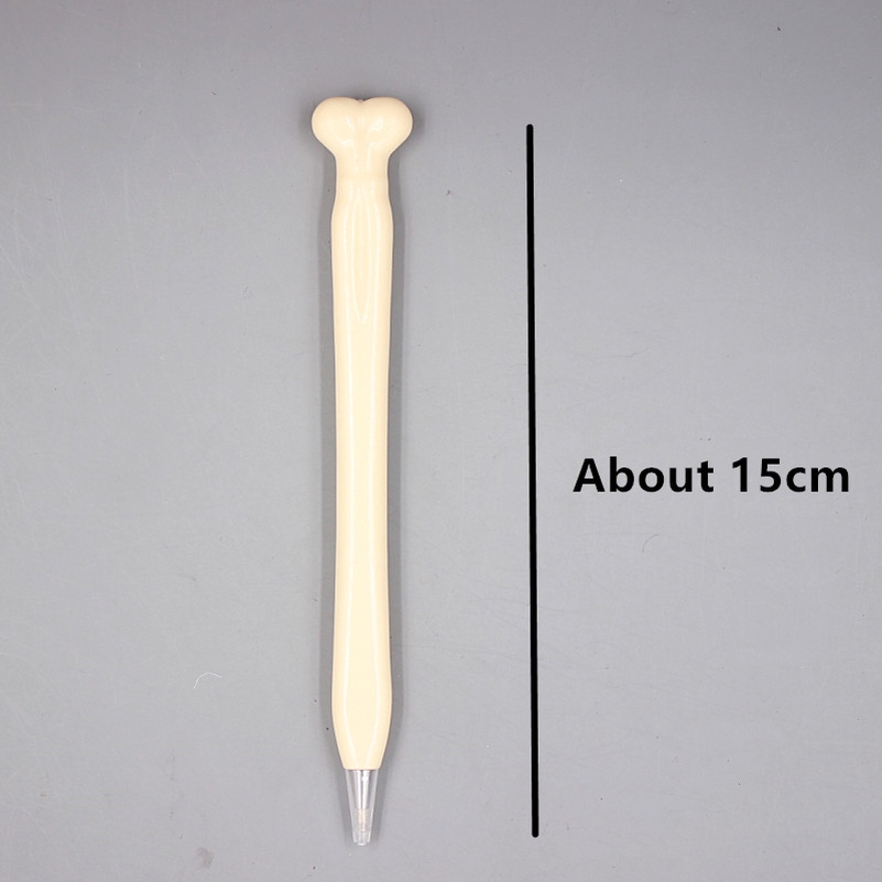 100pcs Pen Bone Shape Ballpoint Pen New Gift School Office Stationery ...