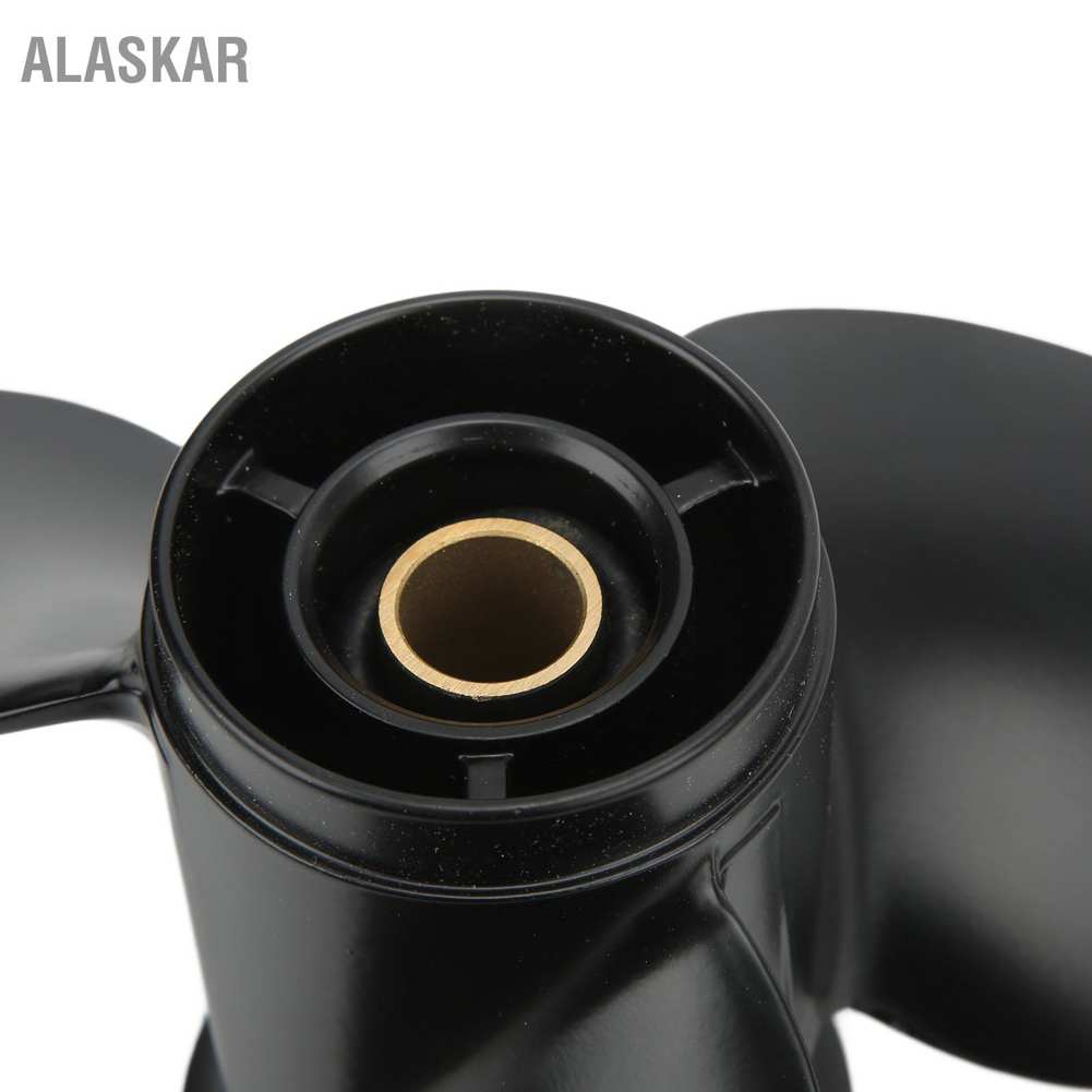 ALASKAR Boat Motor Propeller 3 Blades 14 Spline Teeth Right Rotation ...