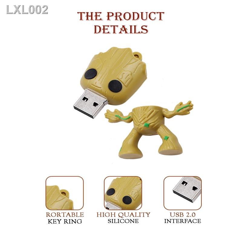 ราคาถูกแฟลชไดรฟ์การ์ตูนแฟลชไดรฟ์ Groot Usb 16 G 32 64 3. 011 ...