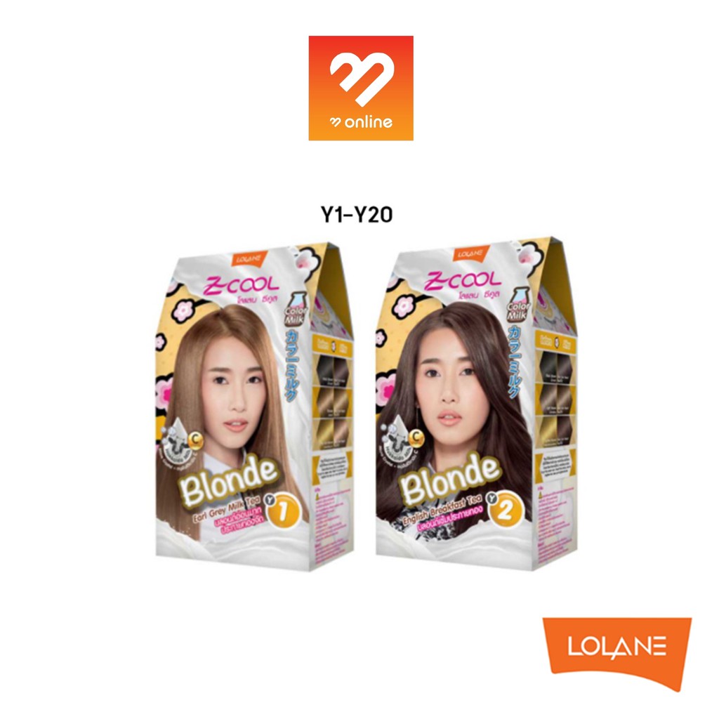 (Y1-Y20) Lolane Z-COOL Color Milk โลแลน ซีคูล คัลเลอร์ มิลค์ 45 g. สี ...