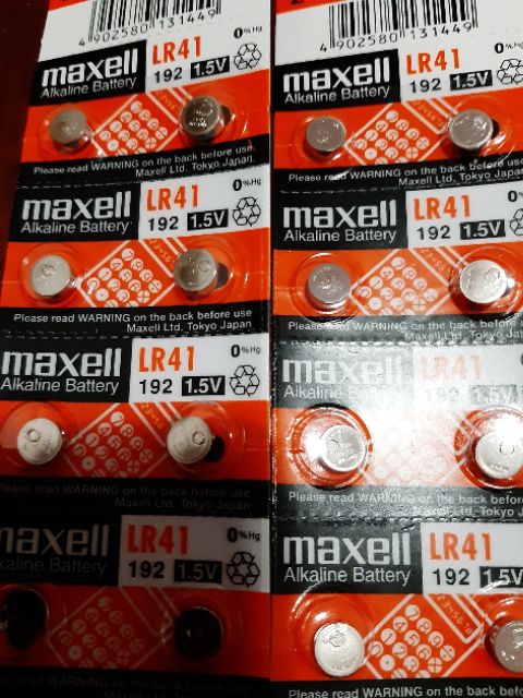 ถ่าน maxell LR44 LR1130LR41 ใส่ปรอทวัดไข้ได้นะ คุณภาพดี ราคาสุดคุ้ม 1 ...