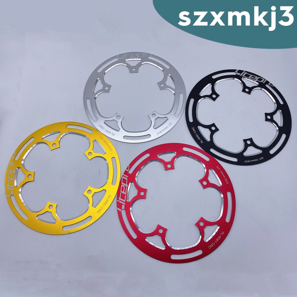 Tutoo Road Bike Bicycle Chainring Guard - BCD130 52T Chain Ring ...