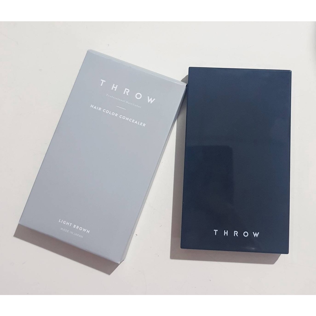Throw hair color concealer แป้งสำหรับปกปิดผมขาวชนิดอัดแข็ง11 กรัม ...
