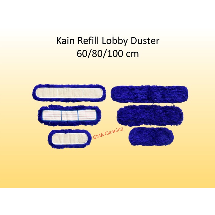 เครื่องมือทําความสะอาดฝุ่น Lobby Duster Refill Mop 60 ซม. ทนทาน 60 ซม. ...