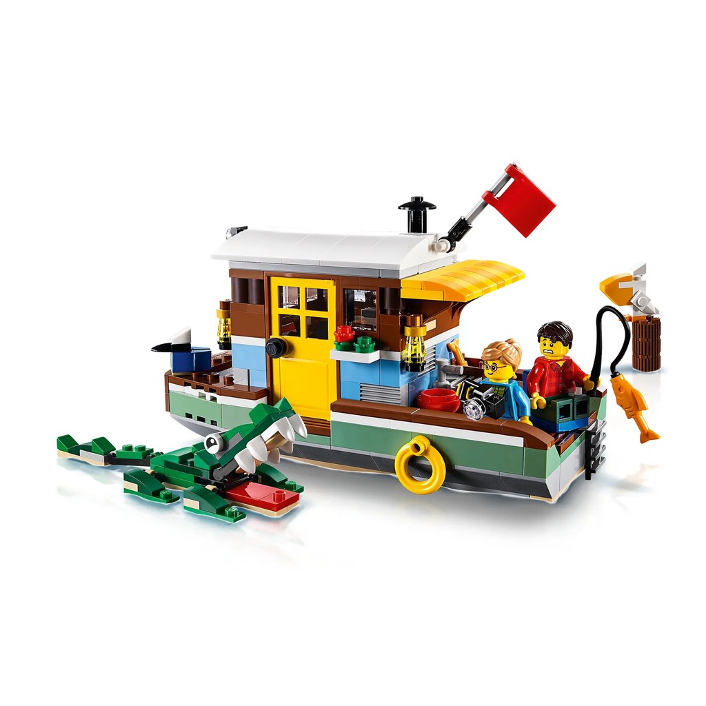 [แถมฟรี Polybag] Lego Creator 31093 Riverside Houseboat เลโก้ ของแท้ ...