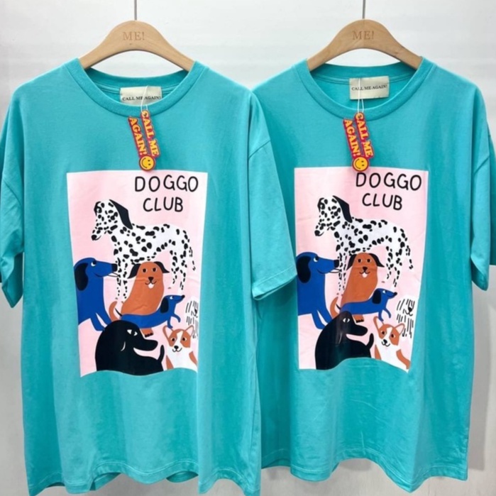 เสื้อยืด Call Me Again เสื้อยืดโอเวอร์ไซส์สไตล์เกาหลี สกรีนสวยๆ ผ้าคอต ...