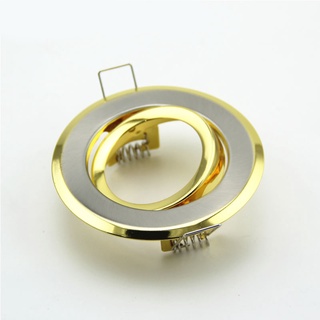LED recessed light fixture trims Golden round down light frame housing ...