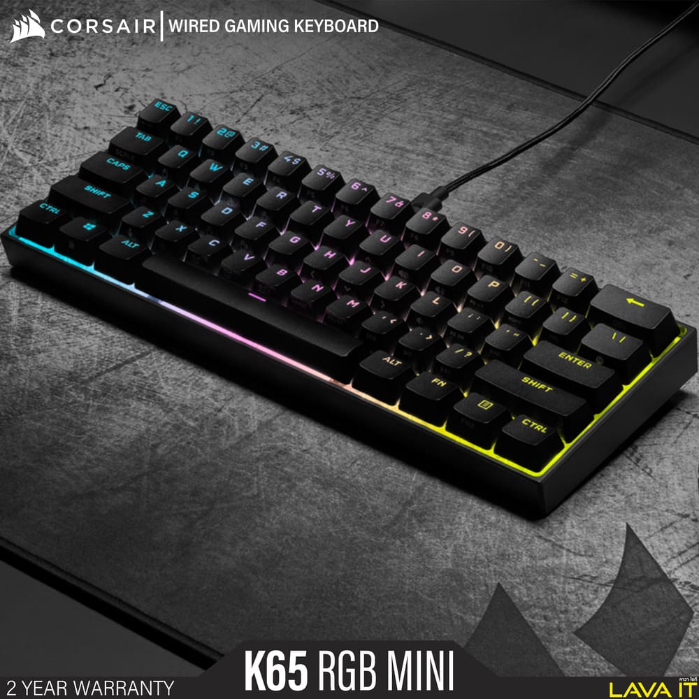 Corsair K65 RGB MINI 60 (Eng keycap) - lava_it - ThaiPick