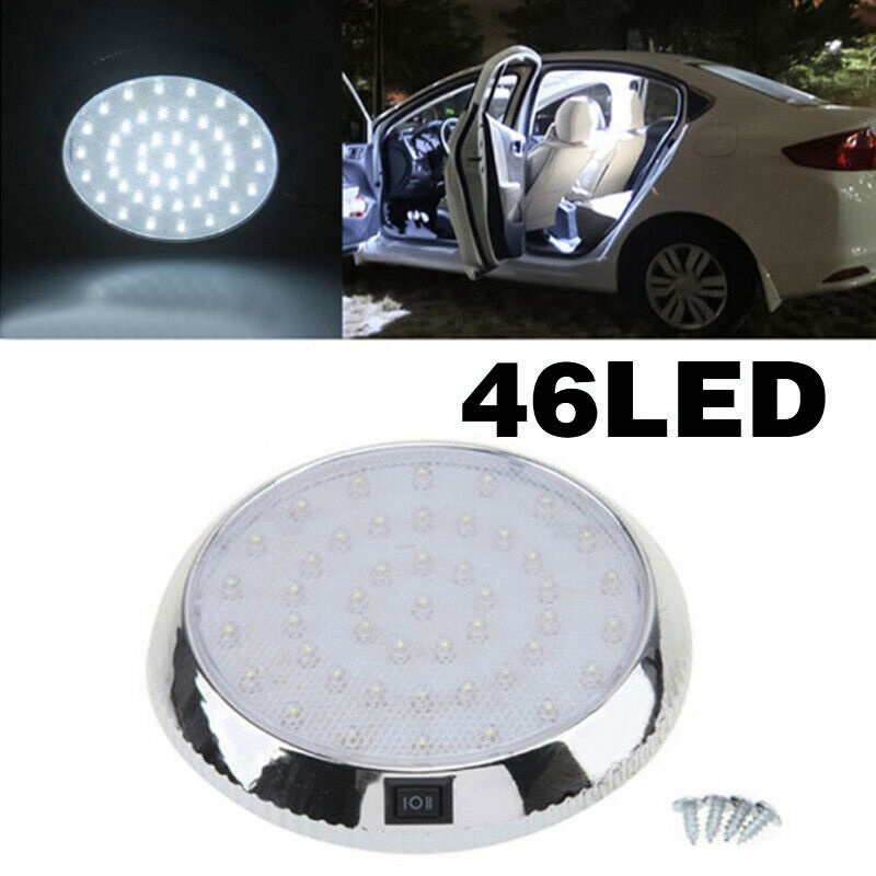 46LED Ceiling Cabin Light LED Interior Roof Light For Trunk Lights 12V ...