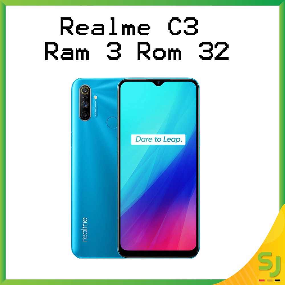 Realme C3 Ram3 Rom 32 ใส่ได้ทุกเครือข่าย - sjphone - ThaiPick