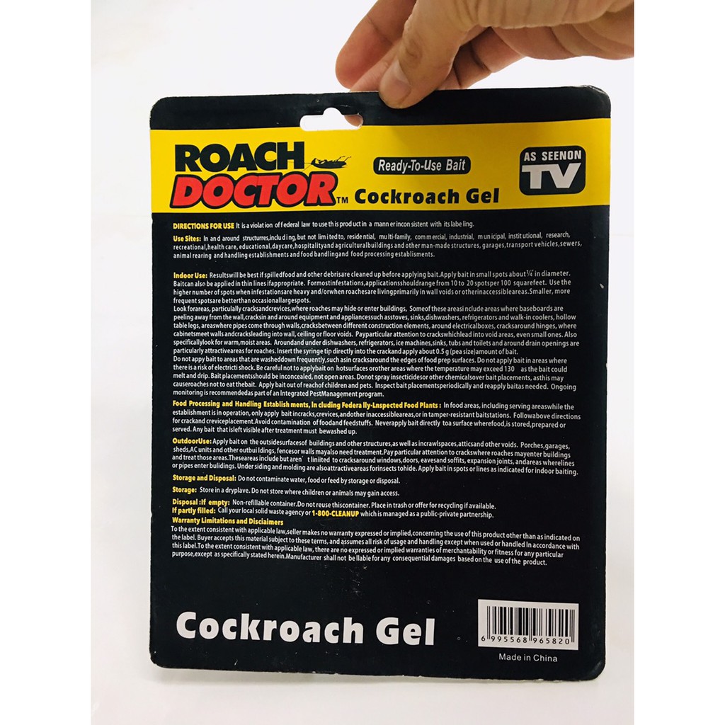 เจลกำจัดแมลงสาบ เห็นผล 100% ROACH DOCTOR - kanyashop43 - ThaiPick
