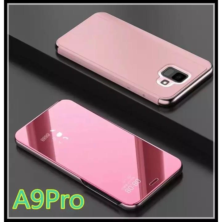 ♄ ????เคสเปิดปิดเงา Case Samsung galaxy A9Pro 2016 Smart Case เคสฝาเปิดปิดเงา สมาร์ทเคส เคสตั้ง ...