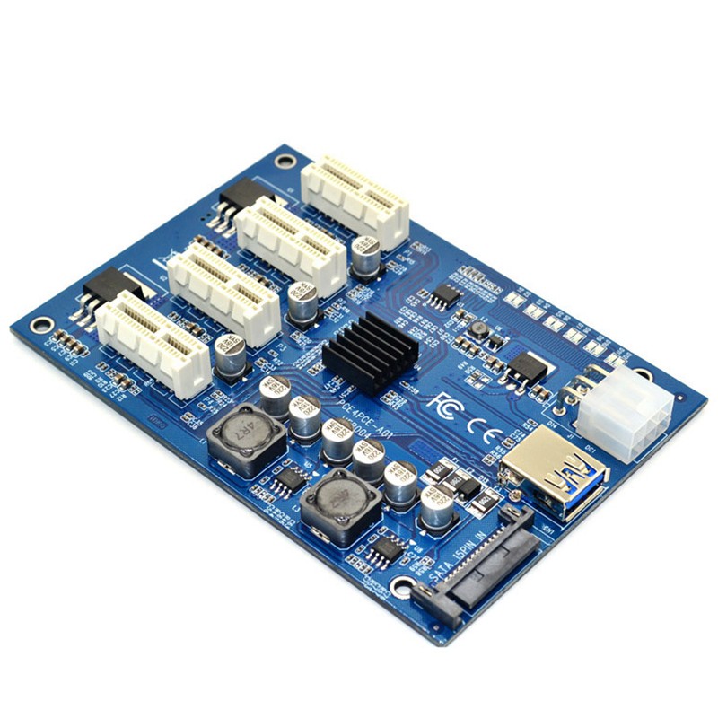 PCI-E X1 4PCI-E X16 Expansion Kit 1 To 4 Port PCI Express Switch ...