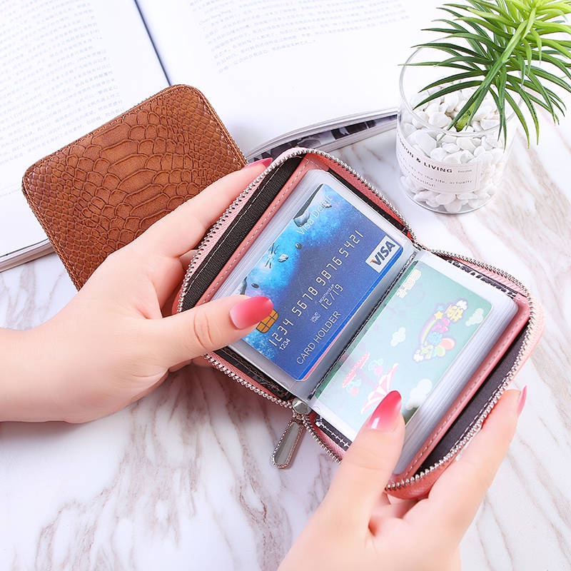 SENSES 20 Card Slot Card Bags Korean Style Multiple Card Slots Large ...