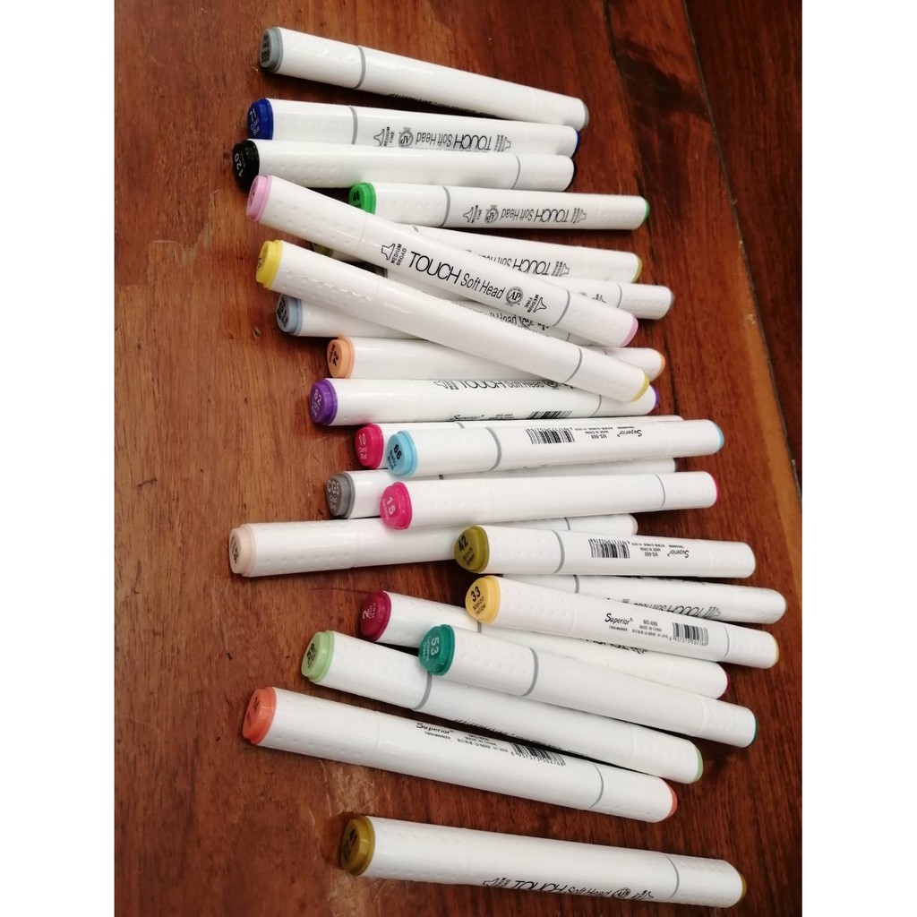 Touch soft head 24 สี ออกแบบ ลงสี วาดรูป - leslie_daze - ThaiPick