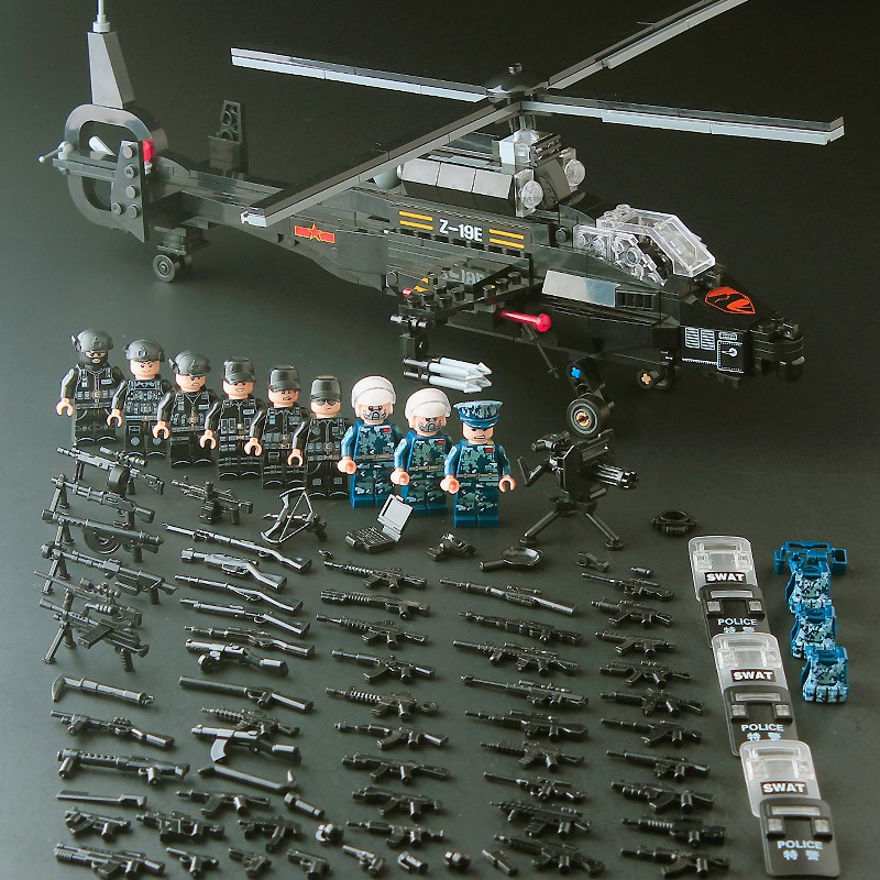 Lego Army Special Forces City Fighting Minifigures Military Wolf ...