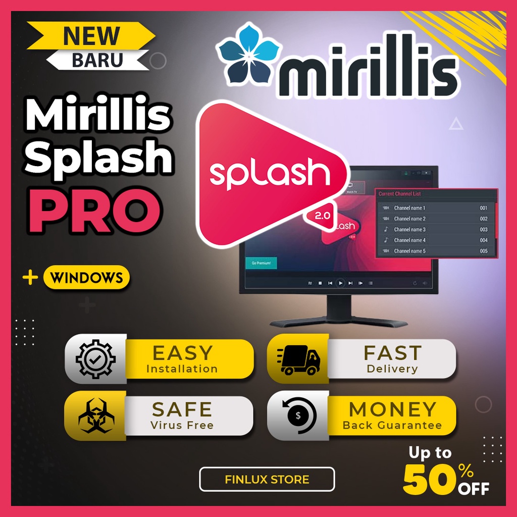 Mirillis splash 2.7.0 latest 2020 lifetime for Windows | Shopee Thailand
