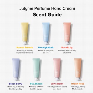 [JULYME] WE LOVE Perfume Hand Cream 30ml Gift Set (7ea) O1ZN | Shopee ...