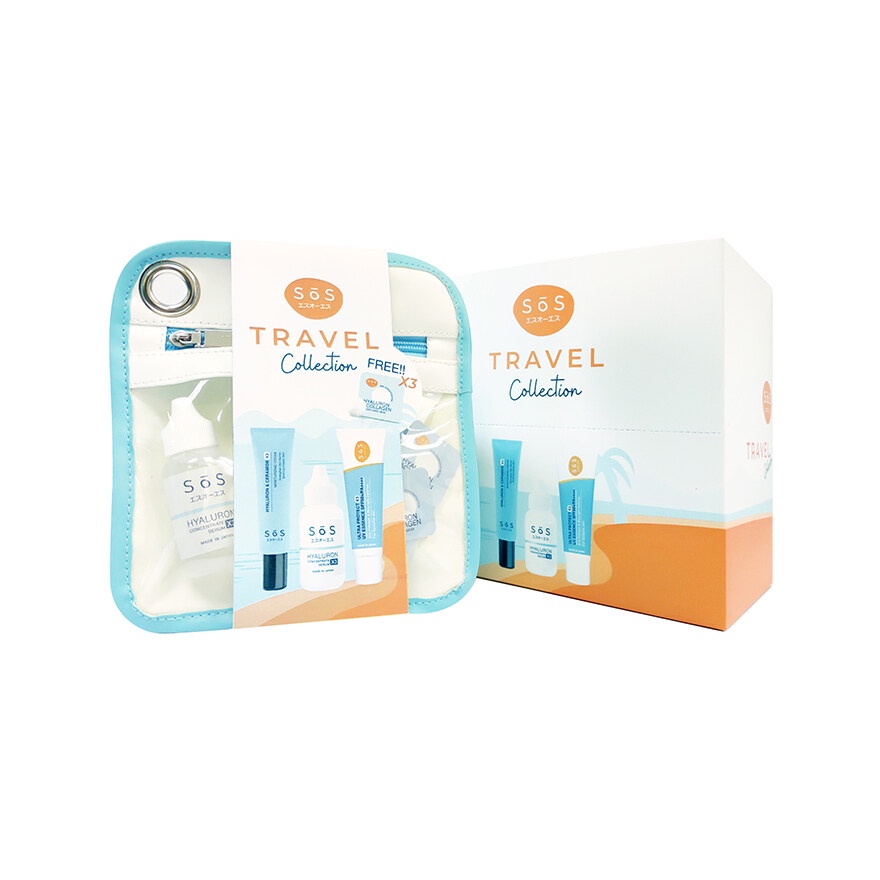 SOS Travel Collection (Hyaluron Moisture Cream Sunscreen) Free Freeze ...