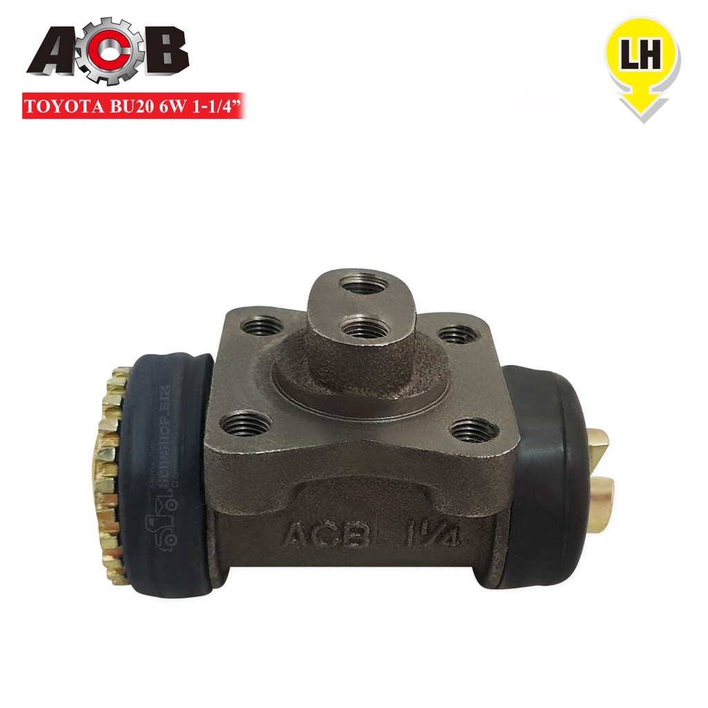 ACB กระบอกเบรคหลัง TOYOTA BU20 6ล้อ 1-1/4นิ้ว LH ข้างซ้าย,ล่าง (47580 ...