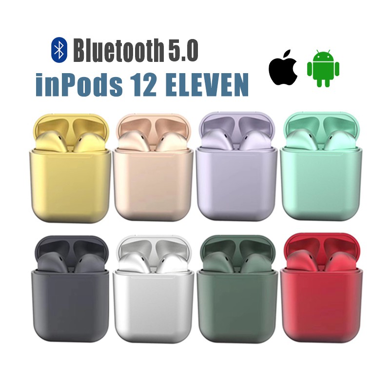 หูฟังบลูทูธไร้สาย inPod i12 TWS สําหรับ Airpods i12s พร้อม Android and ...