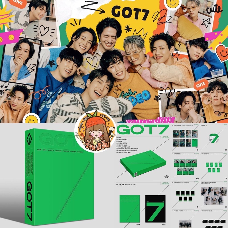 พร้อมส่ง เลือกปกได้ อัลบั้ม GOT7 NEW EP abum ...