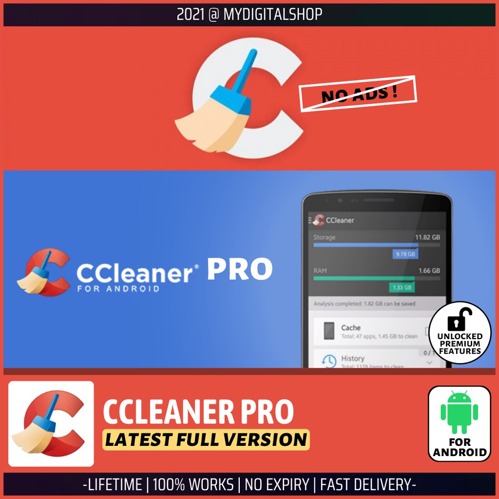 [Android] CCleaner Pro 2021 | Full Version Unlocked | App 100% Works ...
