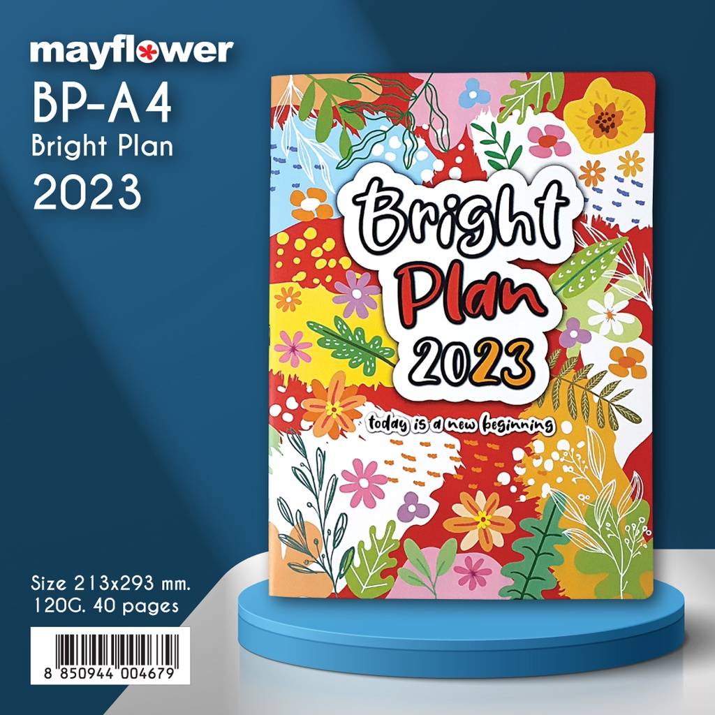 Mayflower Bright Planner 2023 ไบร์ทแพลน 2566 ขนาด A4 ...