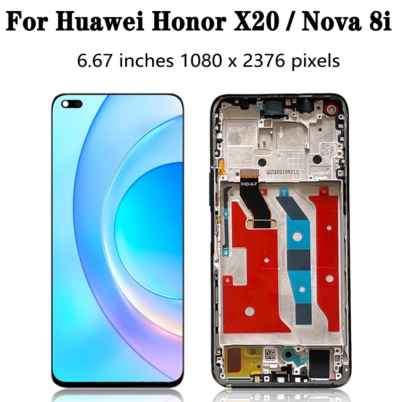 ∈Original For Huawei Nova 8i/Honor X20 LCD Touch Screen Digitizer Assembly Replacement For ...
