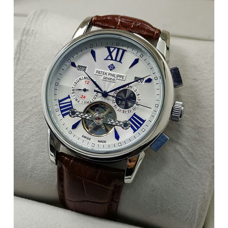 New PATEK PHILIPPE_ CHRONOGRAPH_ GENEVE AUTOMATIC MOVEMENT WATCH FOR ...